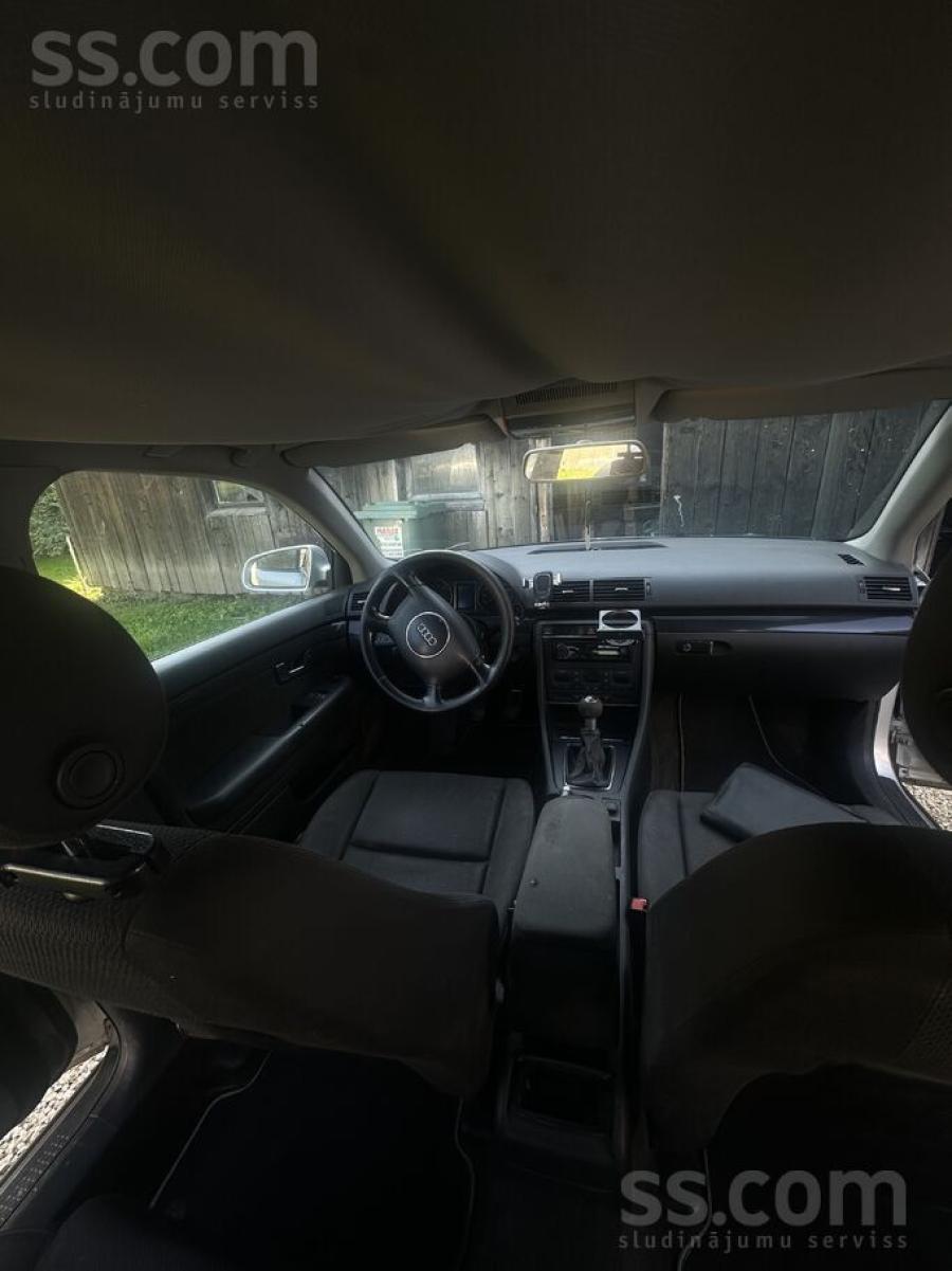 Grey Audi A4 2004 in Ogre, with an engine capacity of 1.90 L and mileage of 365 thousand km for 1200 €, photo 5 on AUTOMOTO.COM.LV