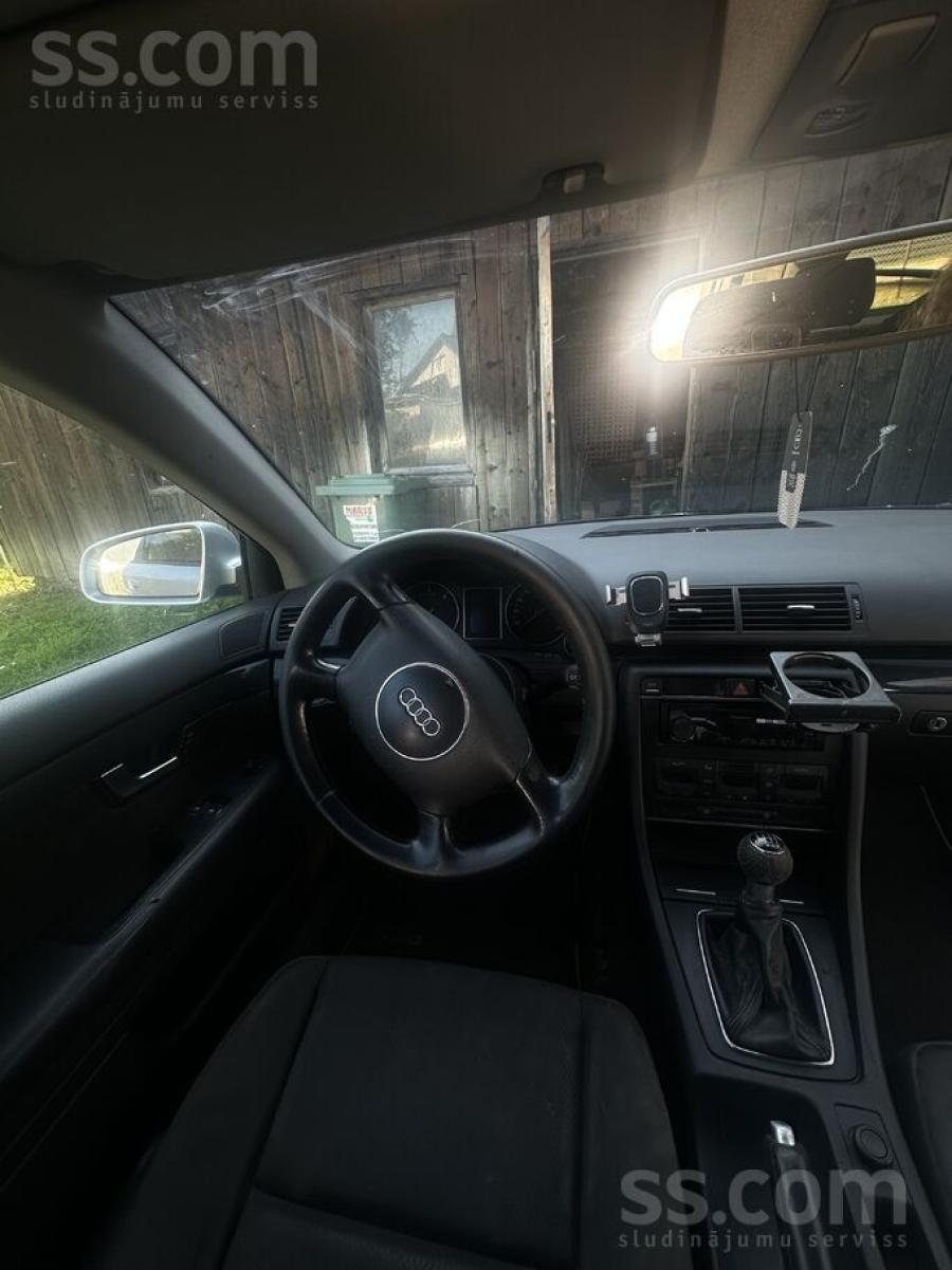 Grey Audi A4 2004 in Ogre, with an engine capacity of 1.90 L and mileage of 365 thousand km for 1200 €, photo 7 on AUTOMOTO.COM.LV