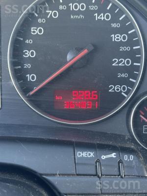 Grey Audi A4 2004 in Ogre, with an engine capacity of 1.90 L and mileage of 365 thousand km for 1200 €, photo 8 on AUTOMOTO.COM.LV