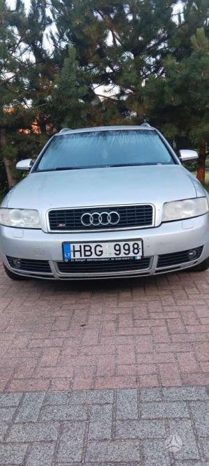 Grey Audi A4 2004 in Vilkaviskis, with an engine capacity of 1.90 L and mileage of 418 thousand km for 1850 €, photo  on AUTOMOTO.COM.LV