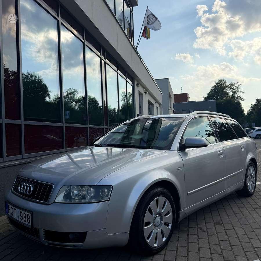 Pelēks Audi A4 2004 Kaišiadorys, ar dzinēja tilpumu 1.90 L un nobraukumu 430 tūkst. km par 1650 €, foto 1 vietnē AUTOMOTO.COM.LV