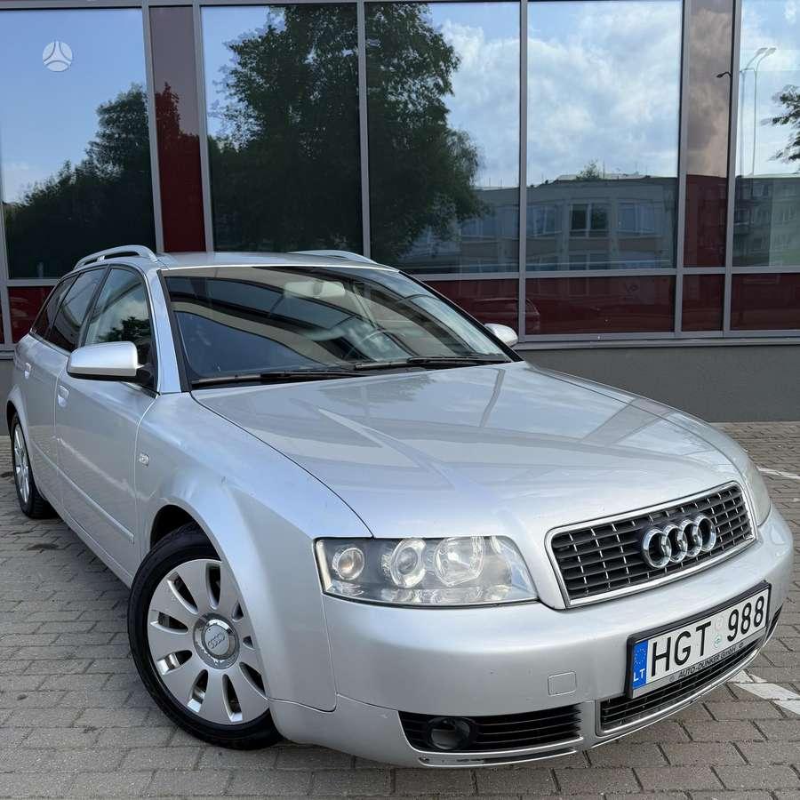 Pelēks Audi A4 2004 Kaišiadorys, ar dzinēja tilpumu 1.90 L un nobraukumu 430 tūkst. km par 1650 €, foto 7 vietnē AUTOMOTO.COM.LV