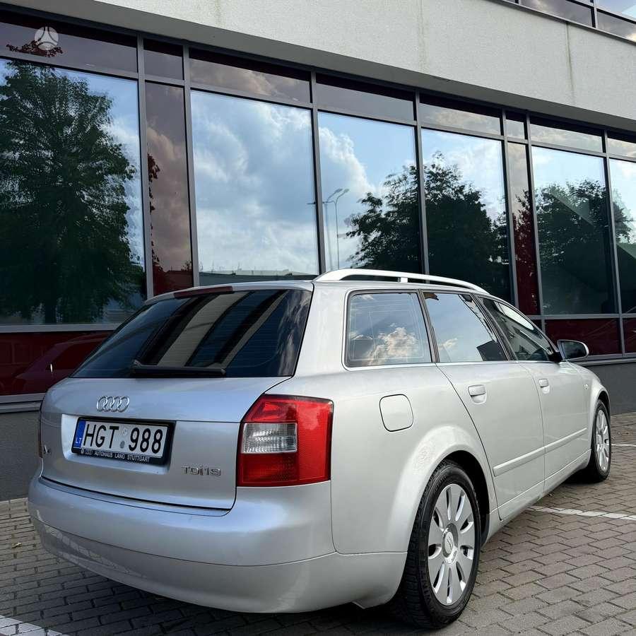 Pelēks Audi A4 2004 Kaišiadorys, ar dzinēja tilpumu 1.90 L un nobraukumu 430 tūkst. km par 1650 €, foto 10 vietnē AUTOMOTO.COM.LV
