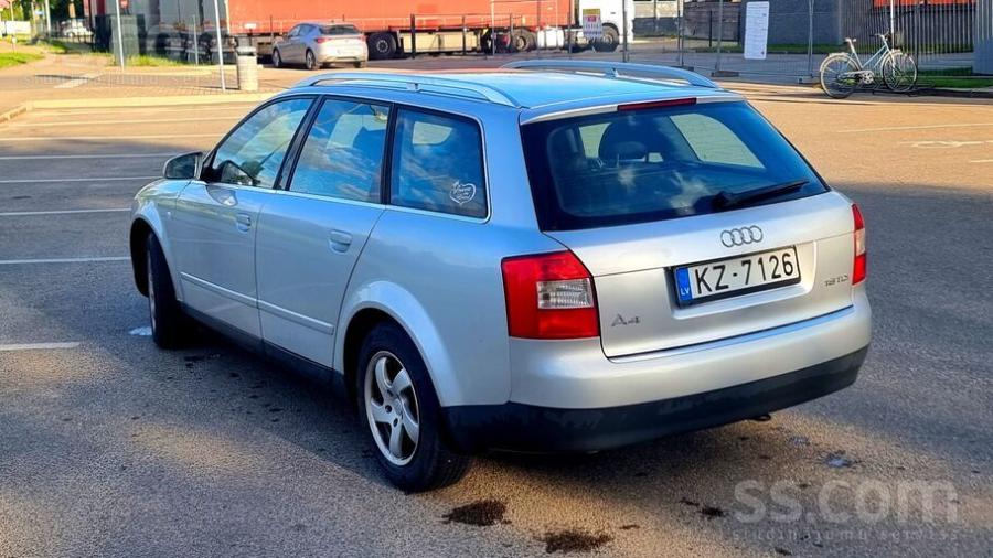 Pelēks Audi A4 2004 Cēsis, ar dzinēja tilpumu 1.90 L un nobraukumu 383 tūkst. km par 1700 €, foto 8 vietnē AUTOMOTO.COM.LV