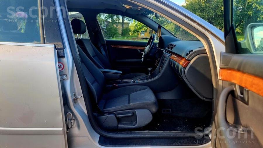 Pelēks Audi A4 2004 Cēsis, ar dzinēja tilpumu 1.90 L un nobraukumu 383 tūkst. km par 1700 €, foto 12 vietnē AUTOMOTO.COM.LV