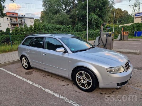 Grey Audi A4 2004 in Riga, with an engine capacity of 1.90 L and mileage of 370 thousand km for 1100 €, photo 1 on AUTOMOTO.COM.LV