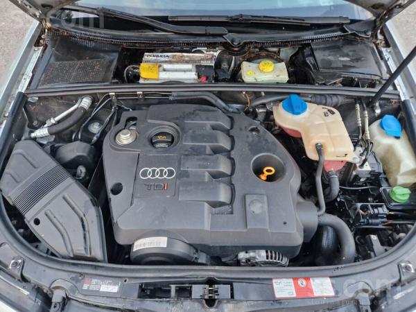 Grey Audi A4 2004 in Riga, with an engine capacity of 1.90 L and mileage of 370 thousand km for 1100 €, photo 8 on AUTOMOTO.COM.LV