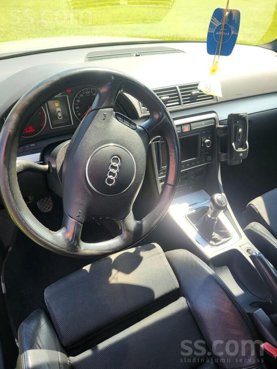 Grey Audi A4 2004 in Jurmala, with an engine capacity of 2.50 L and mileage of 340 thousand km for 1000 €, photo 7 on AUTOMOTO.COM.LV