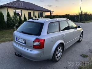 Grey Audi A4 2004 in Riga, with an engine capacity of 1.90 L and mileage of 348 thousand km for 2890 €, photo 5 on AUTOMOTO.COM.LV