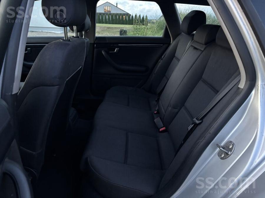 Grey Audi A4 2004 in Riga, with an engine capacity of 1.90 L and mileage of 348 thousand km for 2890 €, photo 10 on AUTOMOTO.COM.LV
