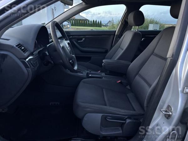 Grey Audi A4 2004 in Riga, with an engine capacity of 1.90 L and mileage of 348 thousand km for 2890 €, photo 10 on AUTOMOTO.COM.LV