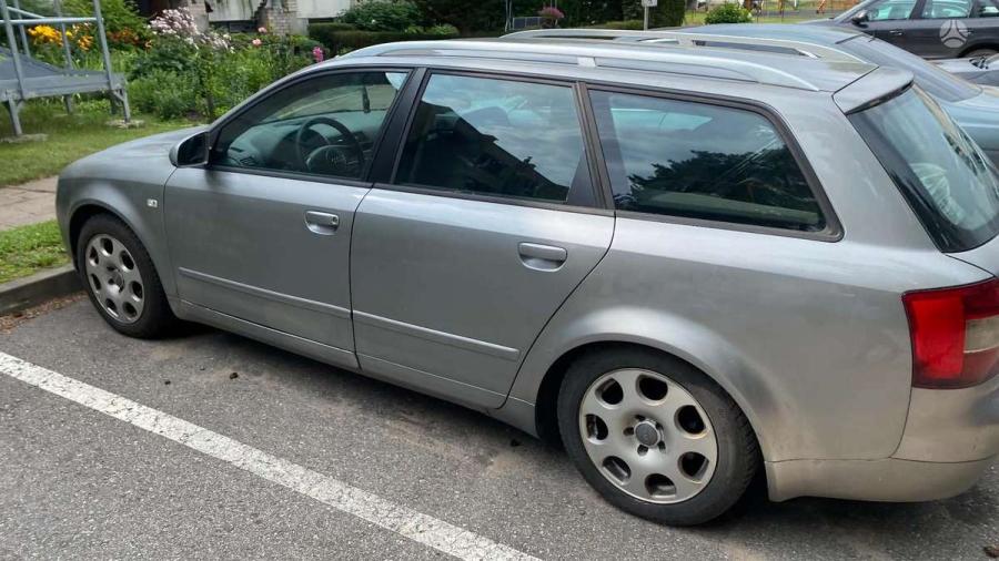 Pelēks Audi A4 2004 Nemenčinė, ar dzinēja tilpumu 1.90 L un nobraukumu 280 tūkst. km par 600 €, foto 4 vietnē AUTOMOTO.COM.LV