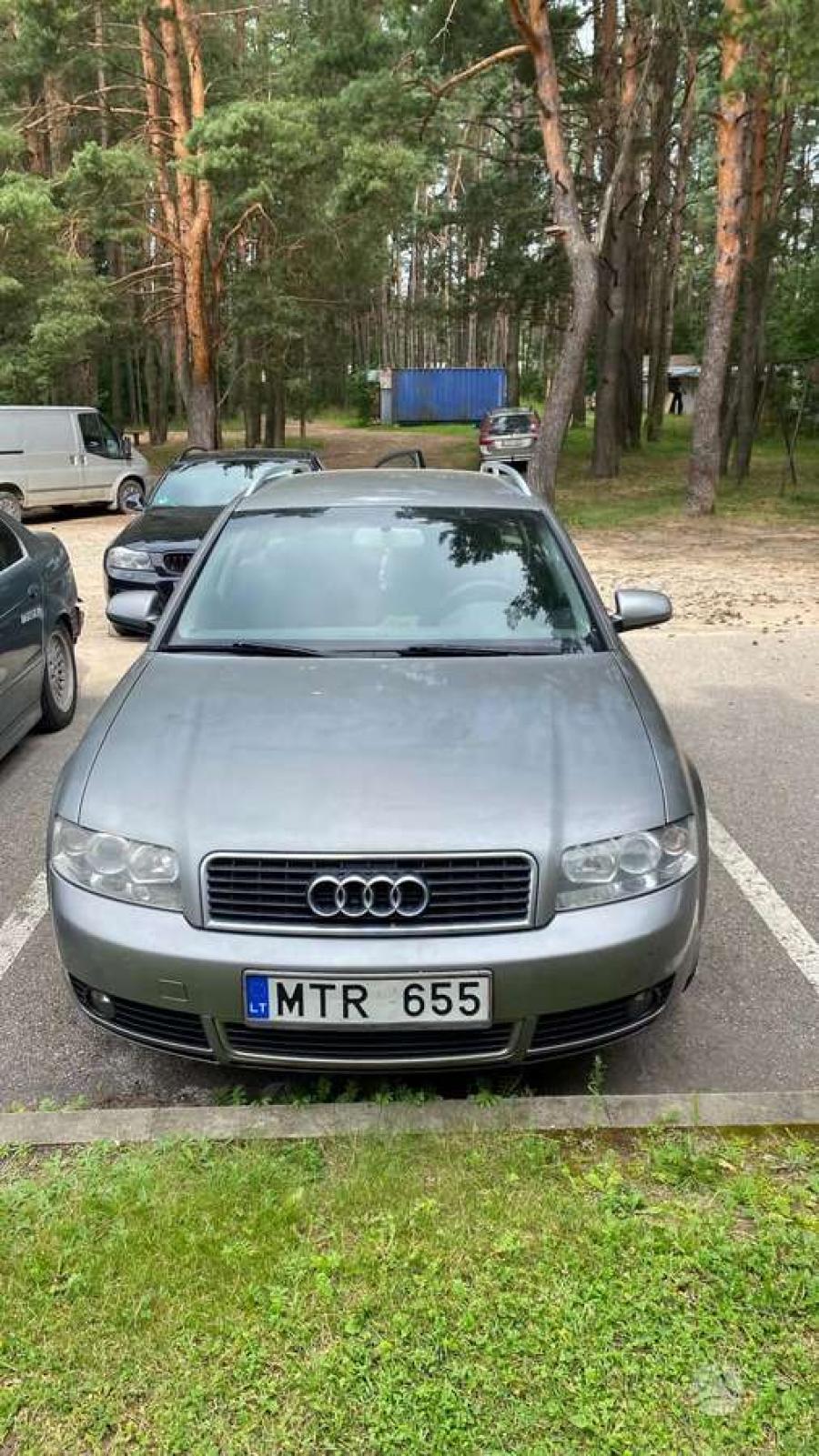 Pelēks Audi A4 2004 Nemenčinė, ar dzinēja tilpumu 1.90 L un nobraukumu 280 tūkst. km par 600 €, foto 5 vietnē AUTOMOTO.COM.LV