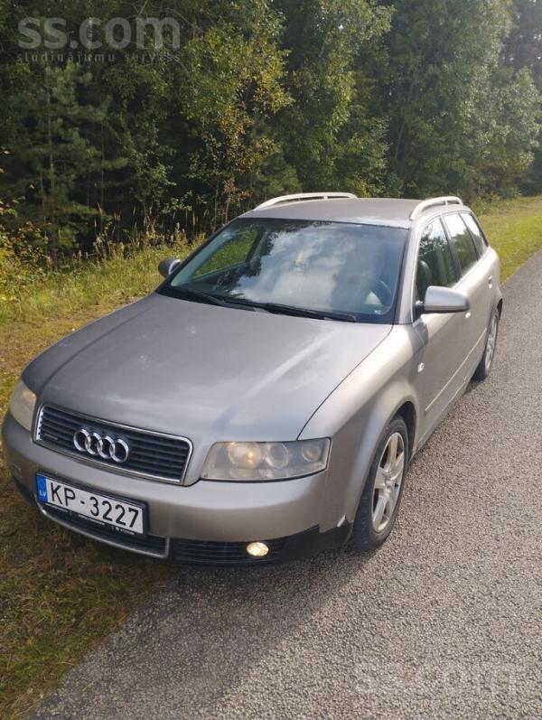 Audi A4 2004 in Preili on AUTOMOTO.COM.LV Grey Audi A4 2004 in Preili, with an engine capacity of 1.90 L and mileage of 366 thousand km for 1550 €, photo 4 on AUTOMOTO.COM.LV