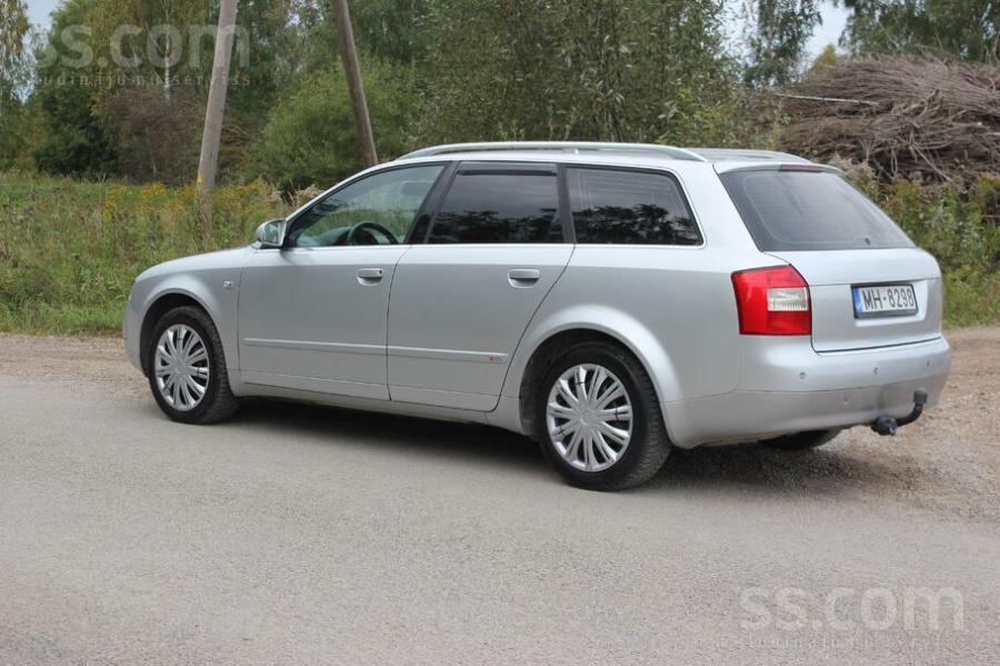 Grey Audi A4 2004 in Bauska, with an engine capacity of 1.90 L and mileage of 359 thousand km for 2250 €, photo 5 on AUTOMOTO.COM.LV
