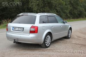 Grey Audi A4 2004 in Bauska, with an engine capacity of 1.90 L and mileage of 359 thousand km for 2250 €, photo 6 on AUTOMOTO.COM.LV