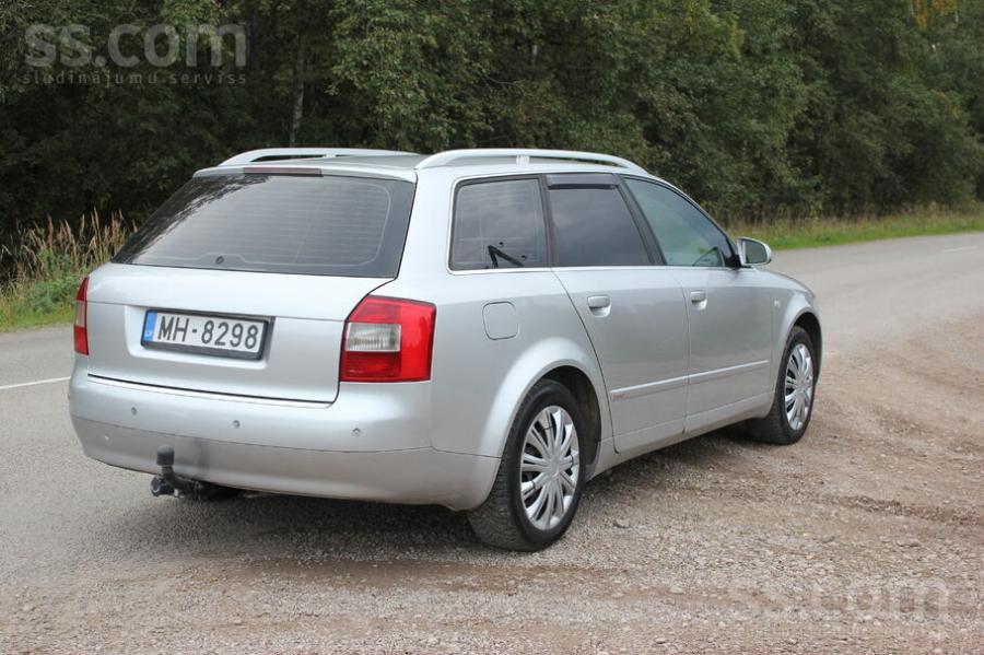 Grey Audi A4 2004 in Bauska, with an engine capacity of 1.90 L and mileage of 359 thousand km for 2250 €, photo 6 on AUTOMOTO.COM.LV