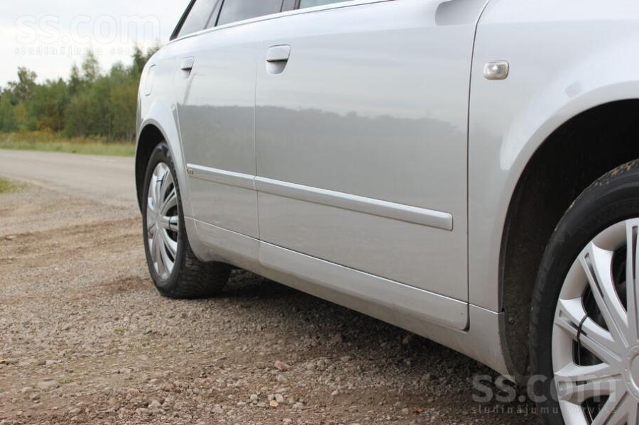 Grey Audi A4 2004 in Bauska, with an engine capacity of 1.90 L and mileage of 359 thousand km for 2250 €, photo 9 on AUTOMOTO.COM.LV