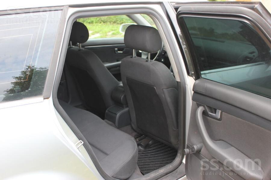 Grey Audi A4 2004 in Bauska, with an engine capacity of 1.90 L and mileage of 359 thousand km for 2250 €, photo 20 on AUTOMOTO.COM.LV