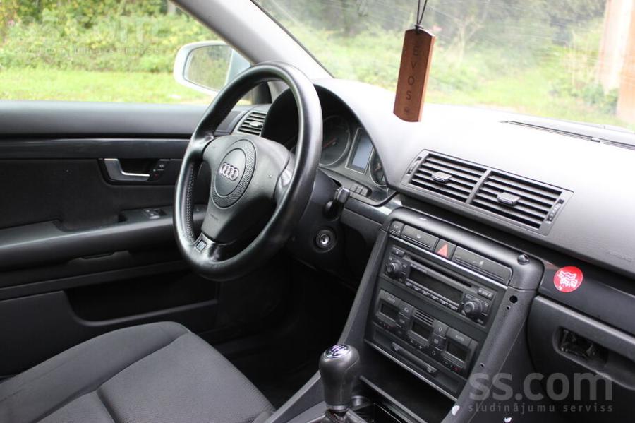 Grey Audi A4 2004 in Bauska, with an engine capacity of 1.90 L and mileage of 359 thousand km for 2250 €, photo 22 on AUTOMOTO.COM.LV