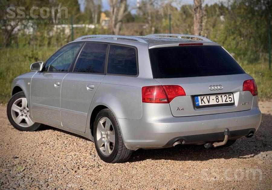 Pelēks Audi A4 2005 Rīga, ar dzinēja tilpumu 2.50 L un nobraukumu 284 tūkst. km par 1750 €, foto 2 vietnē AUTOMOTO.COM.LV