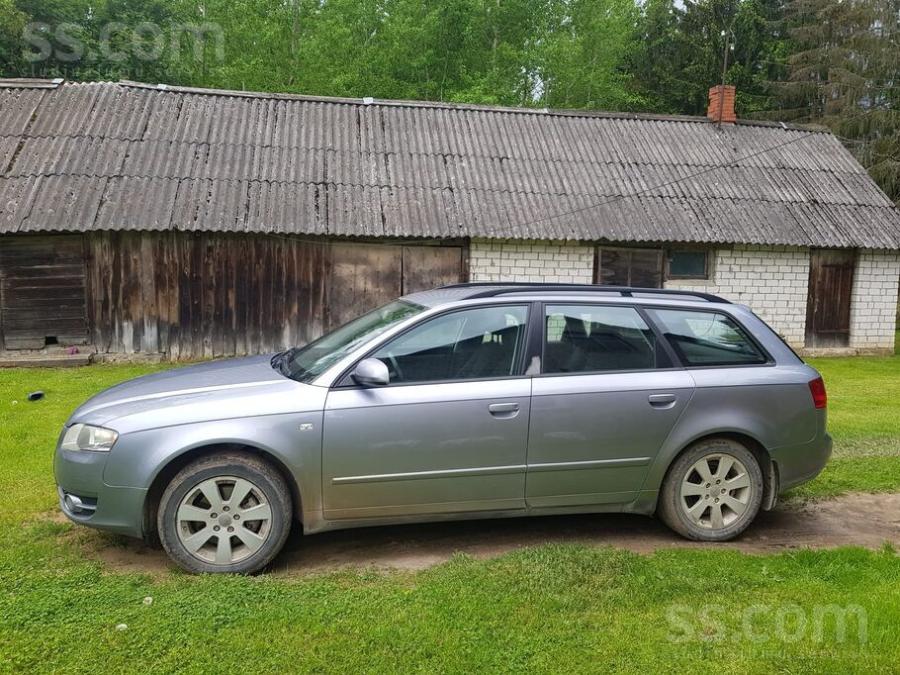 Grey Audi A4 2005 in Aluksne, with an engine capacity of 2.00 L and mileage of 276 thousand km for 2800 €, photo 2 on AUTOMOTO.COM.LV