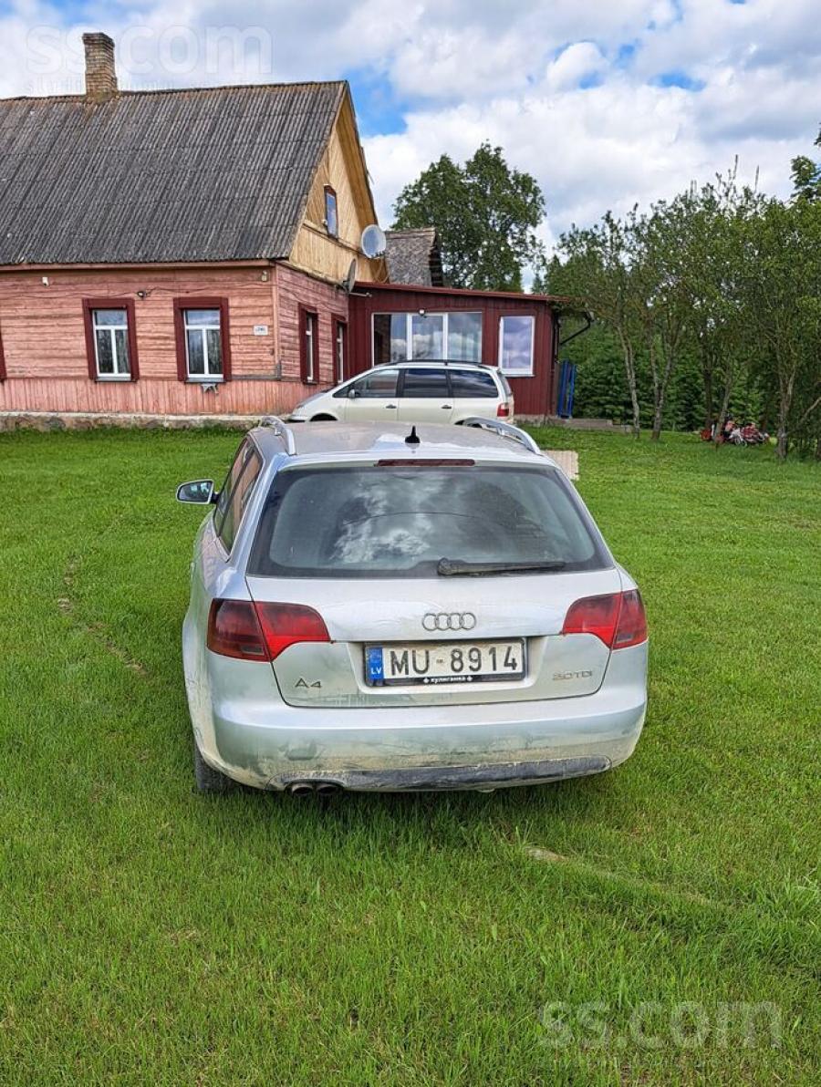 Grey Audi A4 2005 in Rezekne, with an engine capacity of 2.00 L and mileage of 418 thousand km for 7150 €, photo 3 on AUTOMOTO.COM.LV