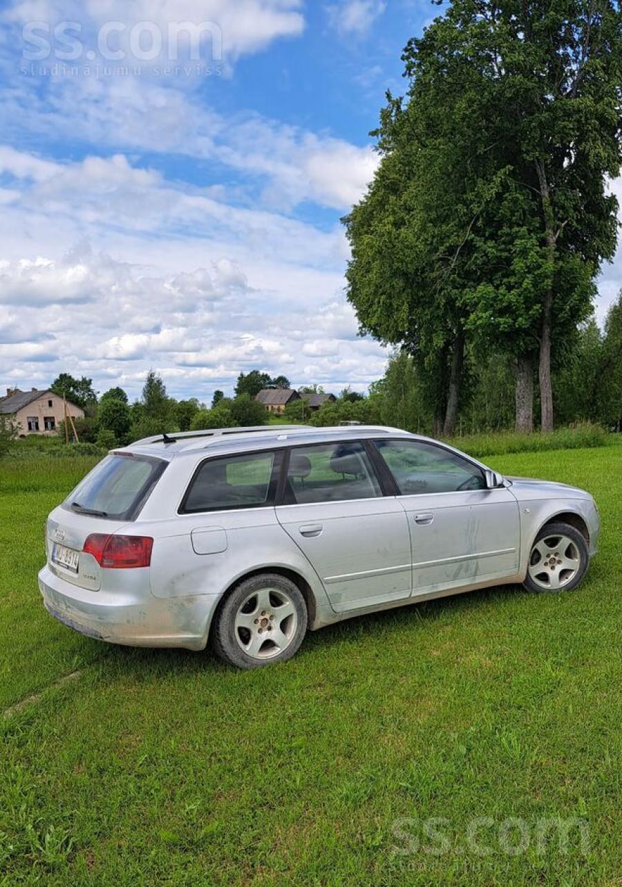 Grey Audi A4 2005 in Rezekne, with an engine capacity of 2.00 L and mileage of 418 thousand km for 7150 €, photo 4 on AUTOMOTO.COM.LV
