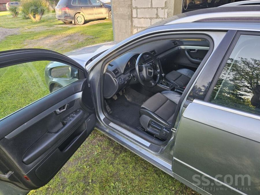 Grey Audi A4 2005 in Preili, with an engine capacity of 2.00 L and mileage of 289 thousand km for 3000 €, photo 4 on AUTOMOTO.COM.LV