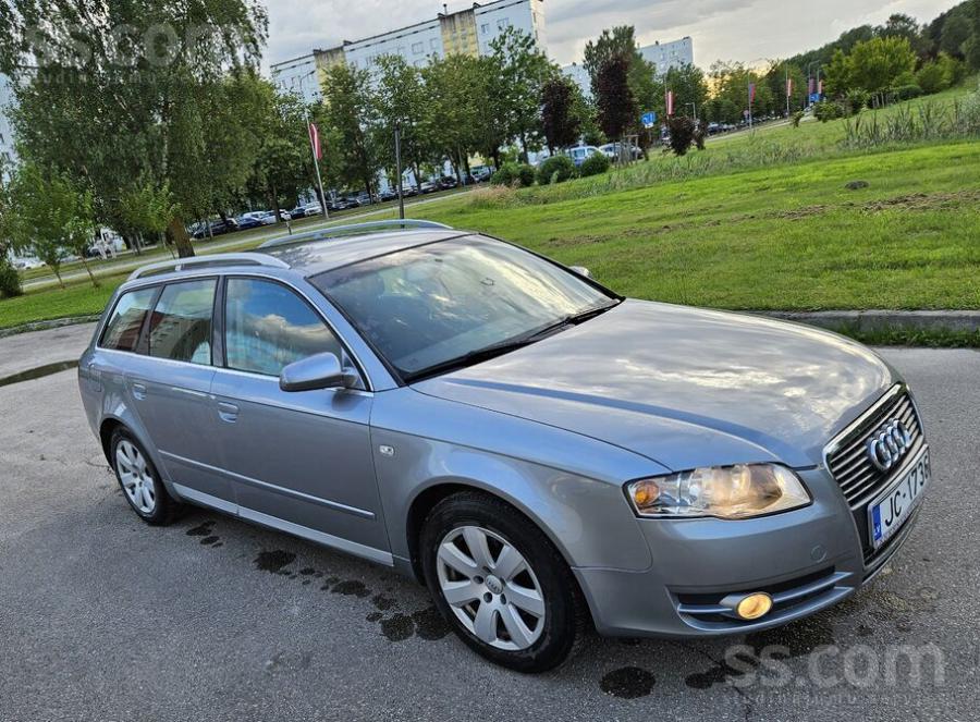 Pelēks Audi A4 2005 Jelgava, ar dzinēja tilpumu 2.00 L un nobraukumu 300 tūkst. km par 2350 €, foto 1 vietnē AUTOMOTO.COM.LV