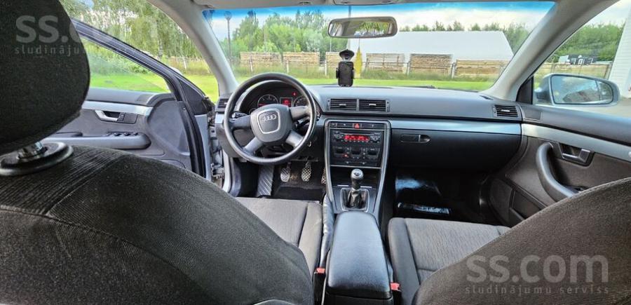 Pelēks Audi A4 2005 Jelgava, ar dzinēja tilpumu 2.00 L un nobraukumu 300 tūkst. km par 2350 €, foto 7 vietnē AUTOMOTO.COM.LV
