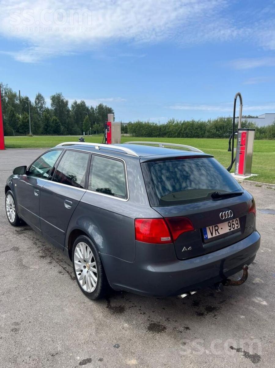 Grey Audi A4 2005 in Talsi, with an engine capacity of 2.00 L and mileage of 427 thousand km for 1800 €, photo 4 on AUTOMOTO.COM.LV