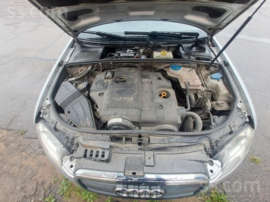 Pelēks Audi A4 2005 Tukums, ar dzinēja tilpumu 1.90 L un nobraukumu 451 tūkst. km par 1900 €, foto 13 vietnē AUTOMOTO.COM.LV