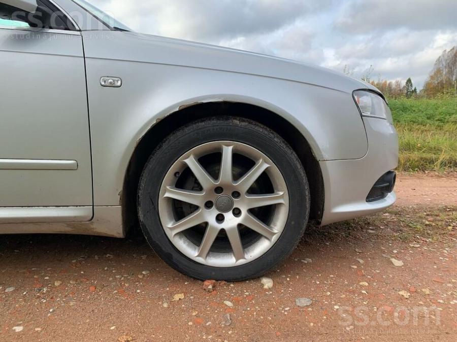 Pelēks Audi A4 2005 Cēsis, ar dzinēja tilpumu 2.00 L un nobraukumu 386 tūkst. km par 3300 €, foto 16 vietnē AUTOMOTO.COM.LV