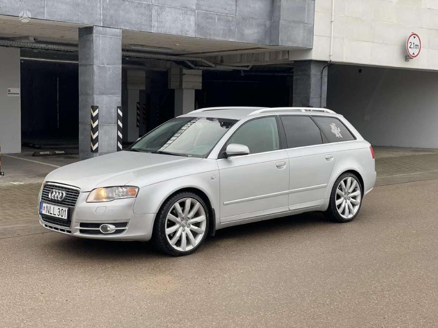 Grey Audi A4 2005 in Vilnius, with an engine capacity of 1.98 L and mileage of 207 thousand km for 2400 €, photo 1 on AUTOMOTO.COM.LV