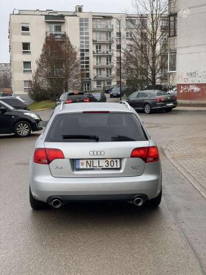 Grey Audi A4 2005 in Vilnius, with an engine capacity of 1.98 L and mileage of 207 thousand km for 2400 €, photo 4 on AUTOMOTO.COM.LV