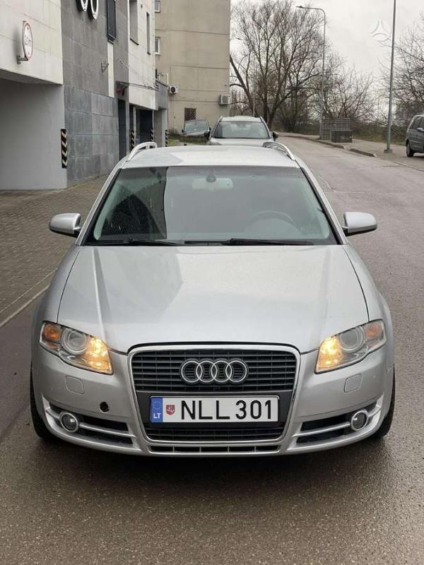 Pelēks Audi A4 2005 Viļņa, ar dzinēja tilpumu 1.98 L un nobraukumu 207 tūkst. km par 2400 €, foto 6 vietnē AUTOMOTO.COM.LV