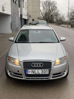 Grey Audi A4 2005 in Vilnius, with an engine capacity of 1.98 L and mileage of 207 thousand km for 2400 €, photo 6 on AUTOMOTO.COM.LV
