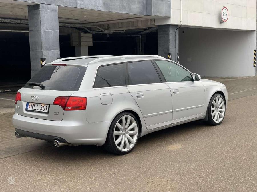 Grey Audi A4 2005 in Vilnius, with an engine capacity of 1.98 L and mileage of 207 thousand km for 2400 €, photo 7 on AUTOMOTO.COM.LV