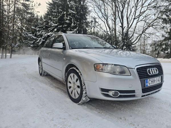 Grey Audi A4 2005 in Sirvintos, with an engine capacity of 1.99 L and mileage of 252 thousand km for 2800 €, photo 1 on AUTOMOTO.COM.LV