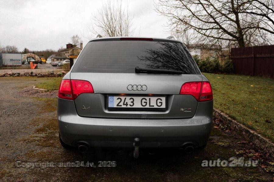 Grey Audi A4 2005 in Tallinn, with an engine capacity of 2.00 L and mileage of 360 thousand km for 2999 €, photo 8 on AUTOMOTO.COM.LV
