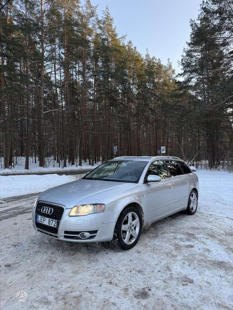 Pelēks Audi A4 2005 Viļņa, ar dzinēja tilpumu 2.97 L un nobraukumu 358 tūkst. km par 2850 €, foto 2 vietnē AUTOMOTO.COM.LV