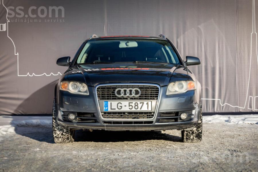 Grey Audi A4 2005 in Riga, with an engine capacity of 2.50 L and mileage of 348 thousand km for 2490 €, photo 2 on AUTOMOTO.COM.LV