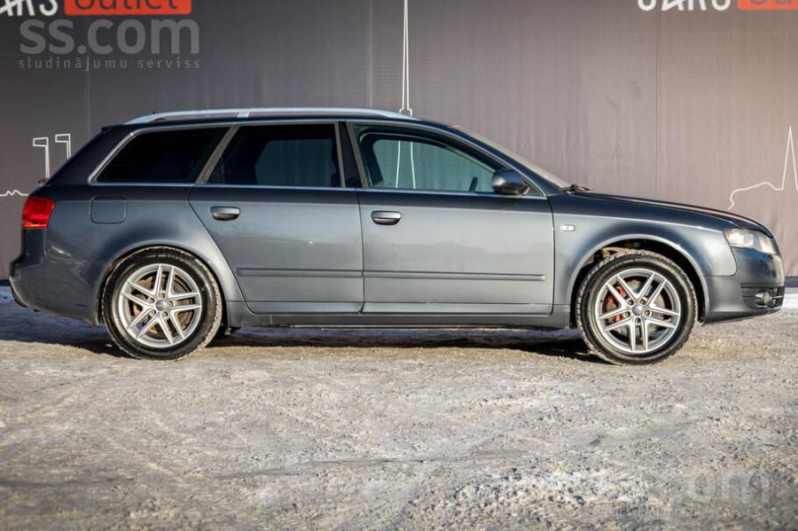 Grey Audi A4 2005 in Riga, with an engine capacity of 2.50 L and mileage of 348 thousand km for 2490 €, photo 4 on AUTOMOTO.COM.LV