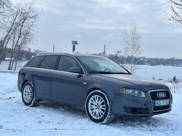 Grey Audi A4 2005 in Riga, with an engine capacity of 2.00 L and mileage of 430 thousand km for 1650 €, photo 1 on AUTOMOTO.COM.LV