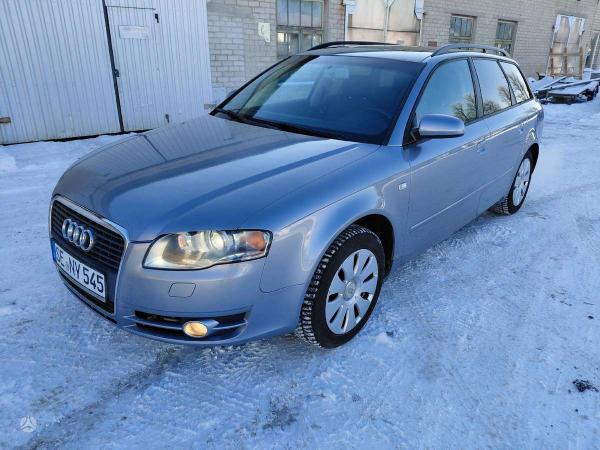 Grey Audi A4 2005 in Vilkaviskis, with an engine capacity of 1.99 L and mileage of 310 thousand km for 2400 €, photo 6 on AUTOMOTO.COM.LV