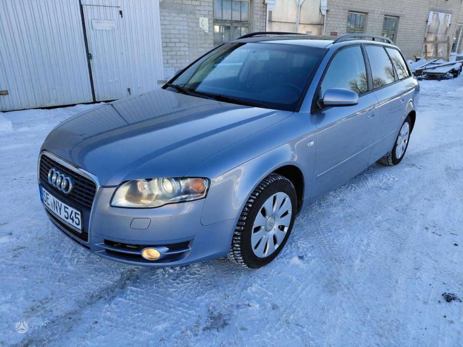 Grey Audi A4 2005 in Vilkaviskis, with an engine capacity of 1.99 L and mileage of 310 thousand km for 2400 €, photo 6 on AUTOMOTO.COM.LV