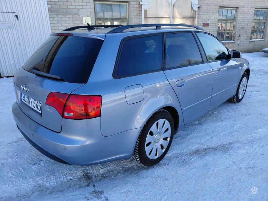 Grey Audi A4 2005 in Vilkaviskis, with an engine capacity of 1.99 L and mileage of 310 thousand km for 2400 €, photo 7 on AUTOMOTO.COM.LV