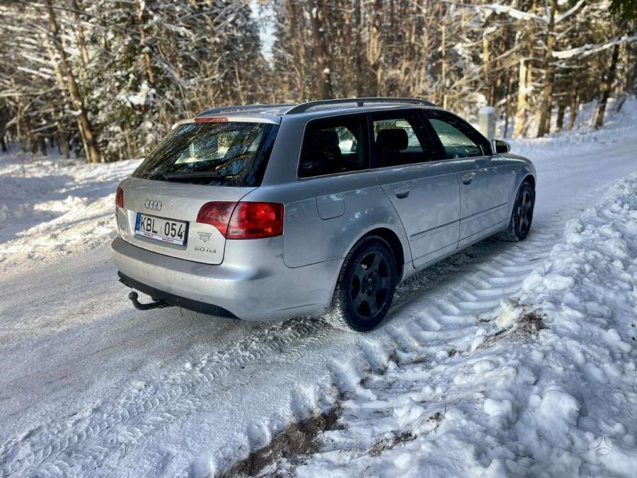 Grey Audi A4 2005 in Vilnius, with an engine capacity of 1.97 L and mileage of 314 thousand km for 1950 €, photo 3 on AUTOMOTO.COM.LV