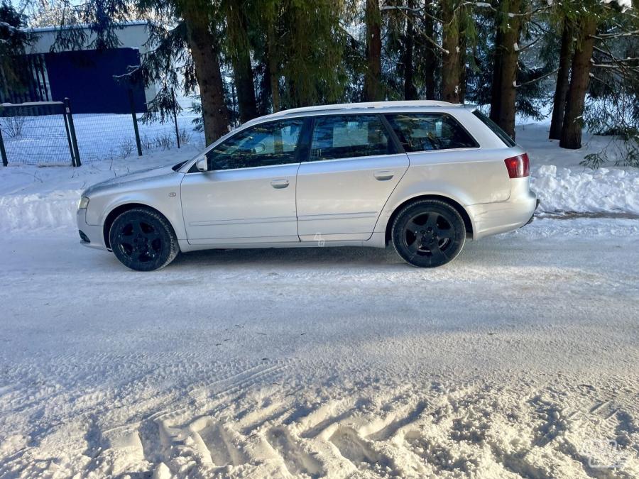 Grey Audi A4 2005 in Vilnius, with an engine capacity of 2.00 L and mileage of 314 thousand km for 1950 €, photo 7 on AUTOMOTO.COM.LV